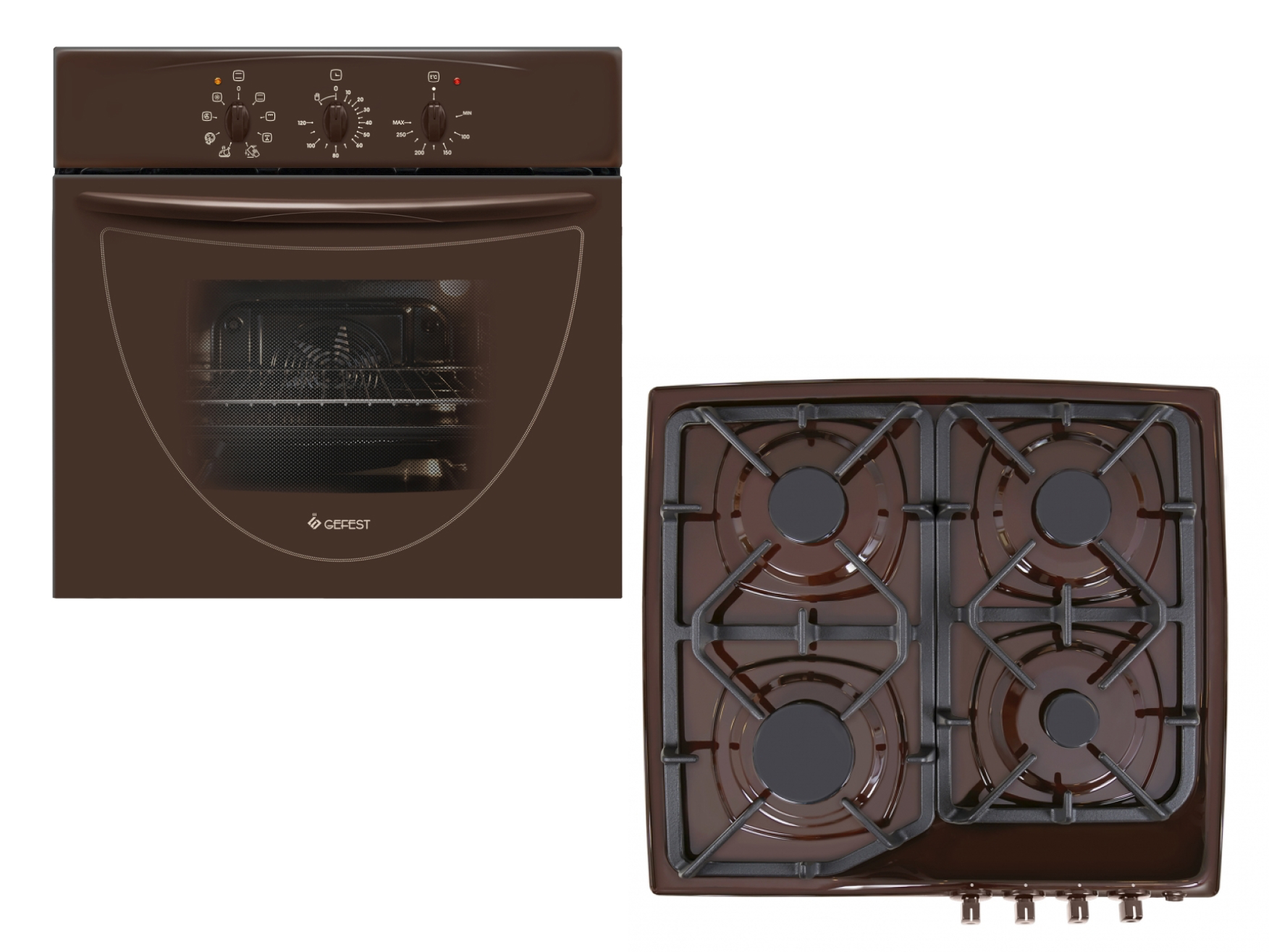 Купить Комплекты встраиваемой техники Духовой шкаф GEFEST ЭДВ ДА 602-01 К+СГ СН 1210 К 7 по цене ...